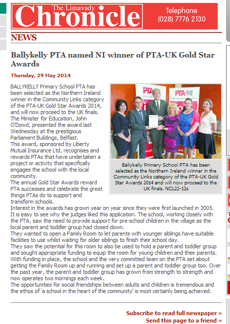 The Limavady Chronicle – Connor PR